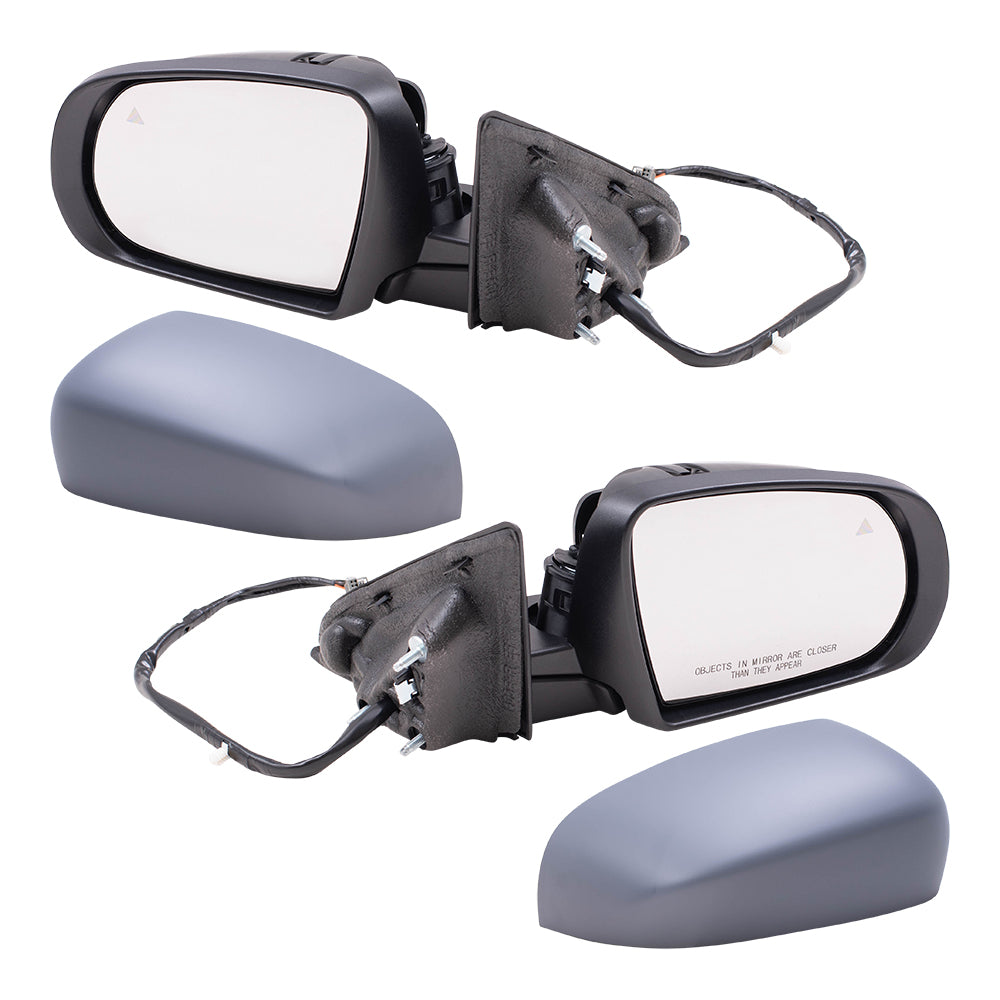 Brock Aftermarket Replacement Driver Left Passenger Right Power Mirror ...