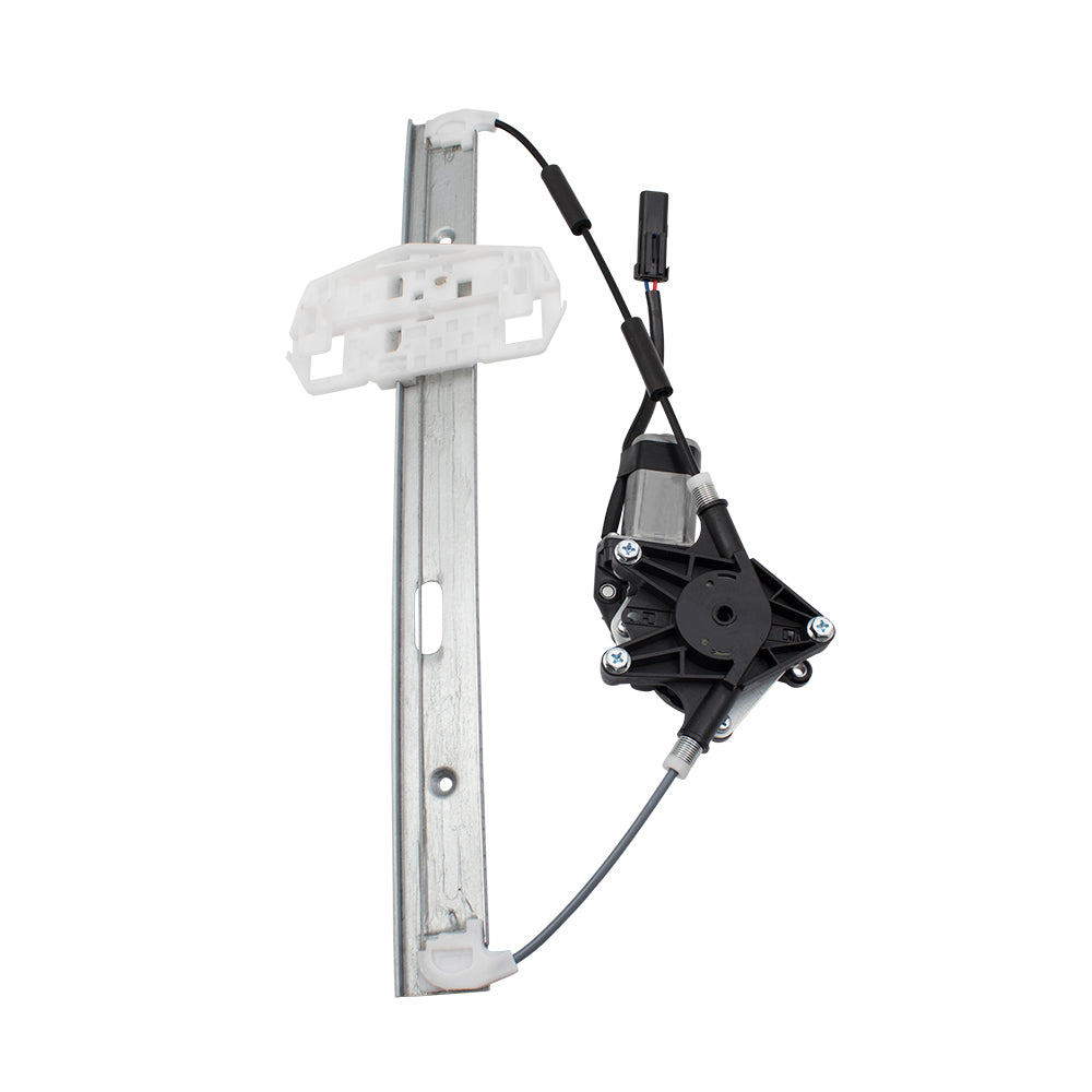 Brock Replacement Pair Set Front Power Window Regulators & Motors Comp ...