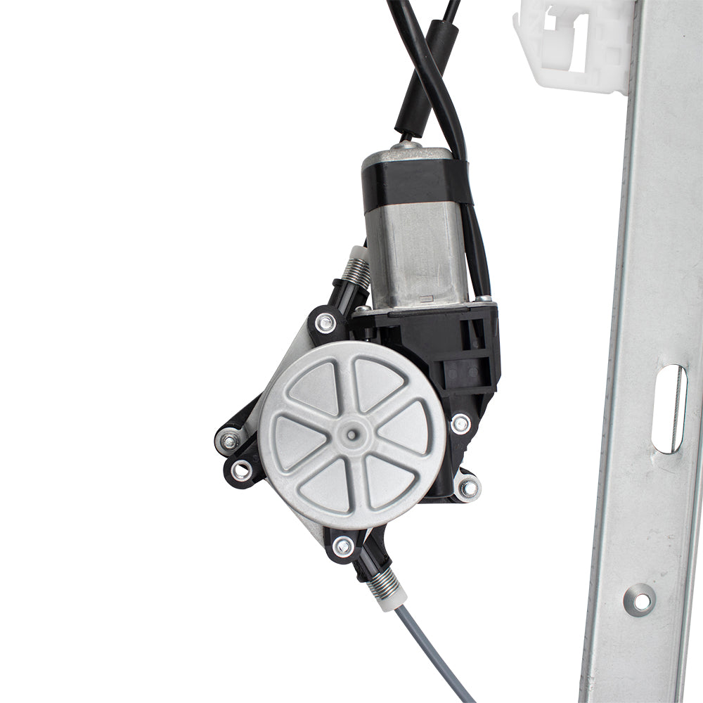 Brock Replacement Pair Set Front Power Window Regulators & Motors Comp ...