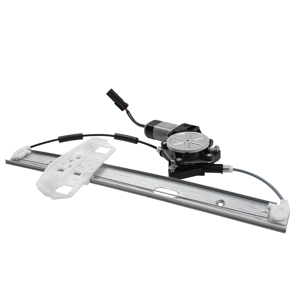 Brock Replacement Pair Set Front Power Window Regulators & Motors Comp ...