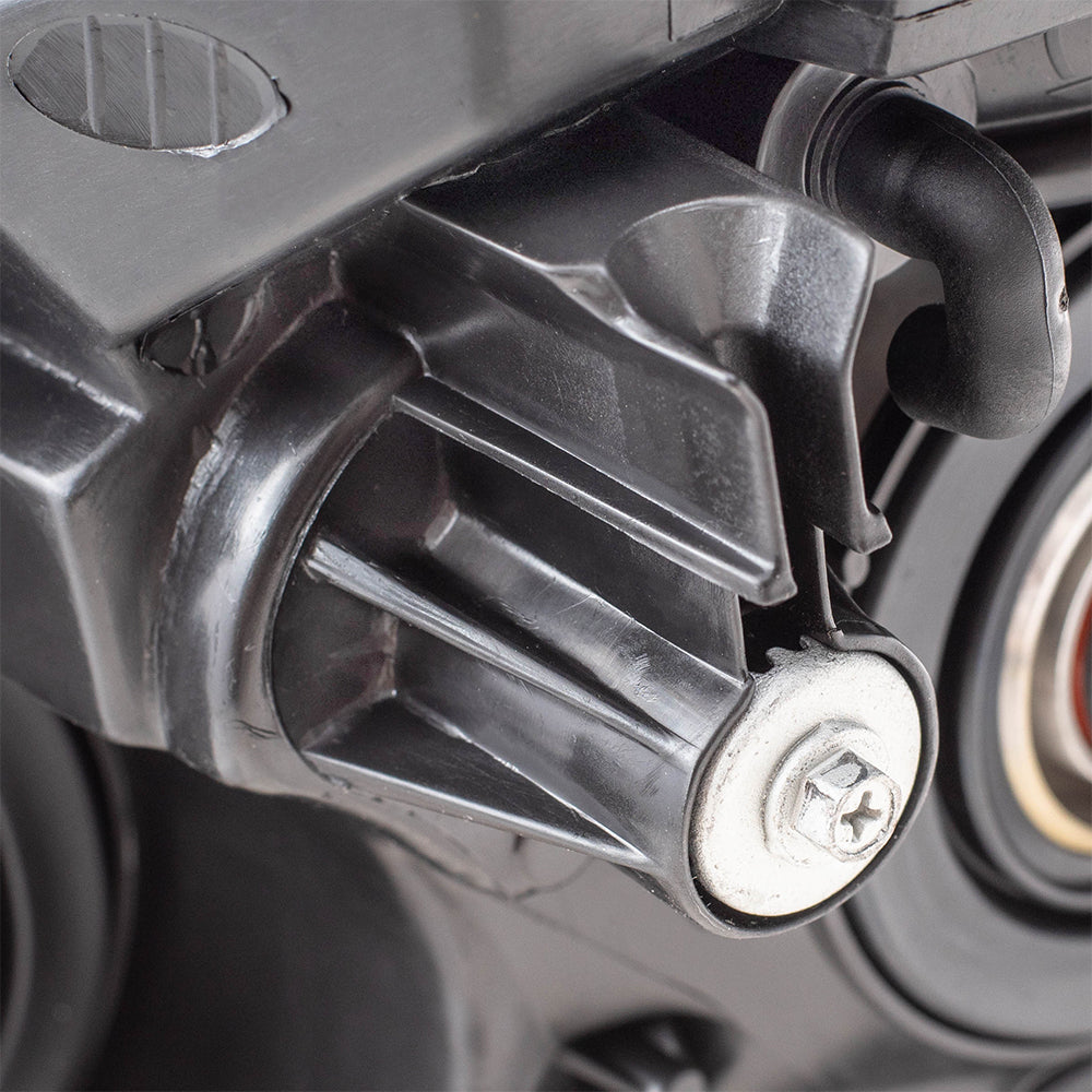 Brock Replacement Pair Set Halogen Headlights Headlamps w/ Chrome Beze ...