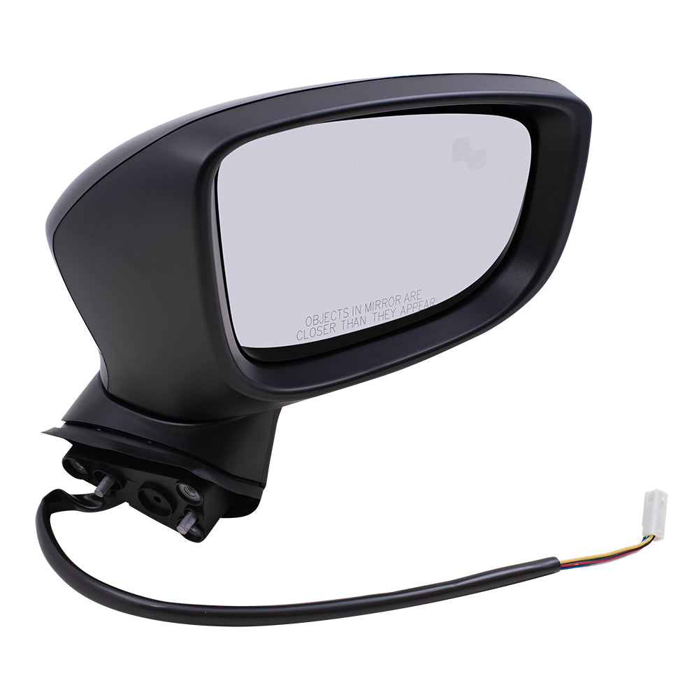 Replacement Passenger Power Mirror w/ Signal Blind Spot Detection Comp ...