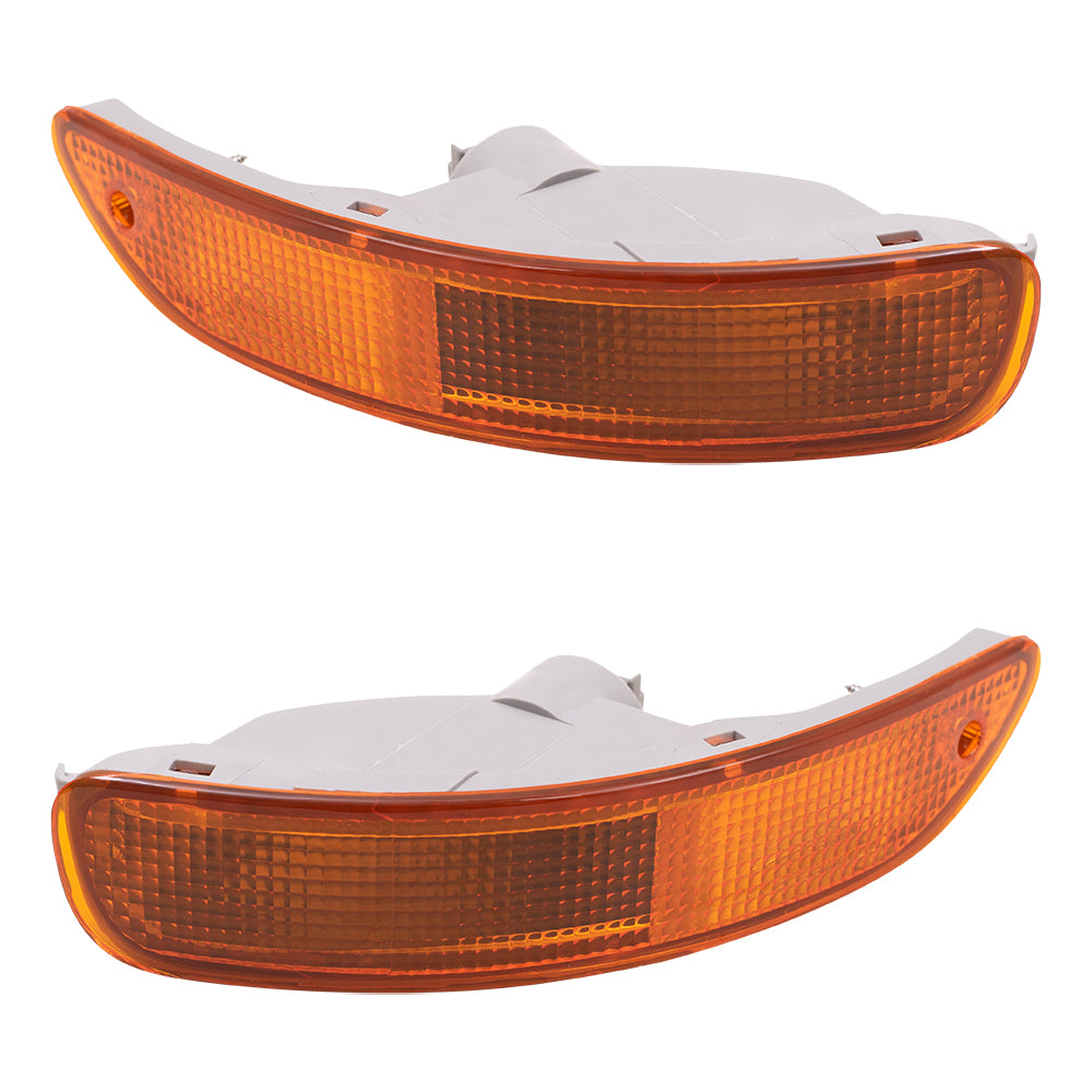 Brock Replacement Driver and Passenger Park Signal Corner Marker Light ...