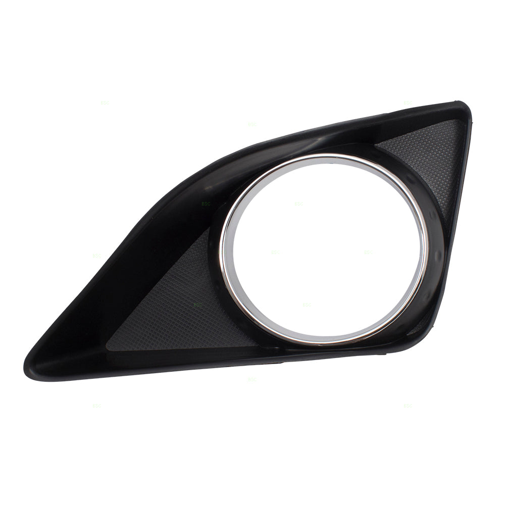 Fits 09-10 Toyota Corolla Drivers Front Bumper Fog Lamp Cover Bezel 81 ...