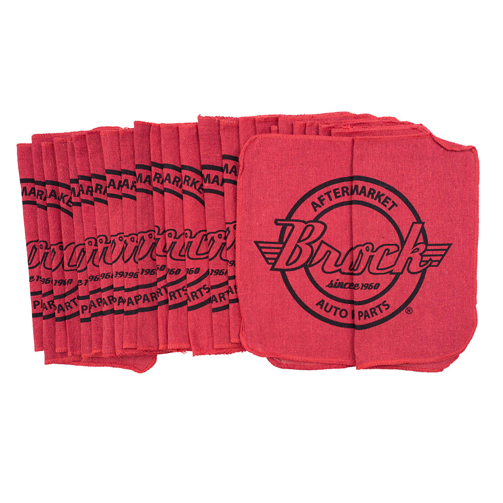 Brock 25 Pack Red Brock Brand Logo Auto Mechanic DIY Oil Change Home K ...